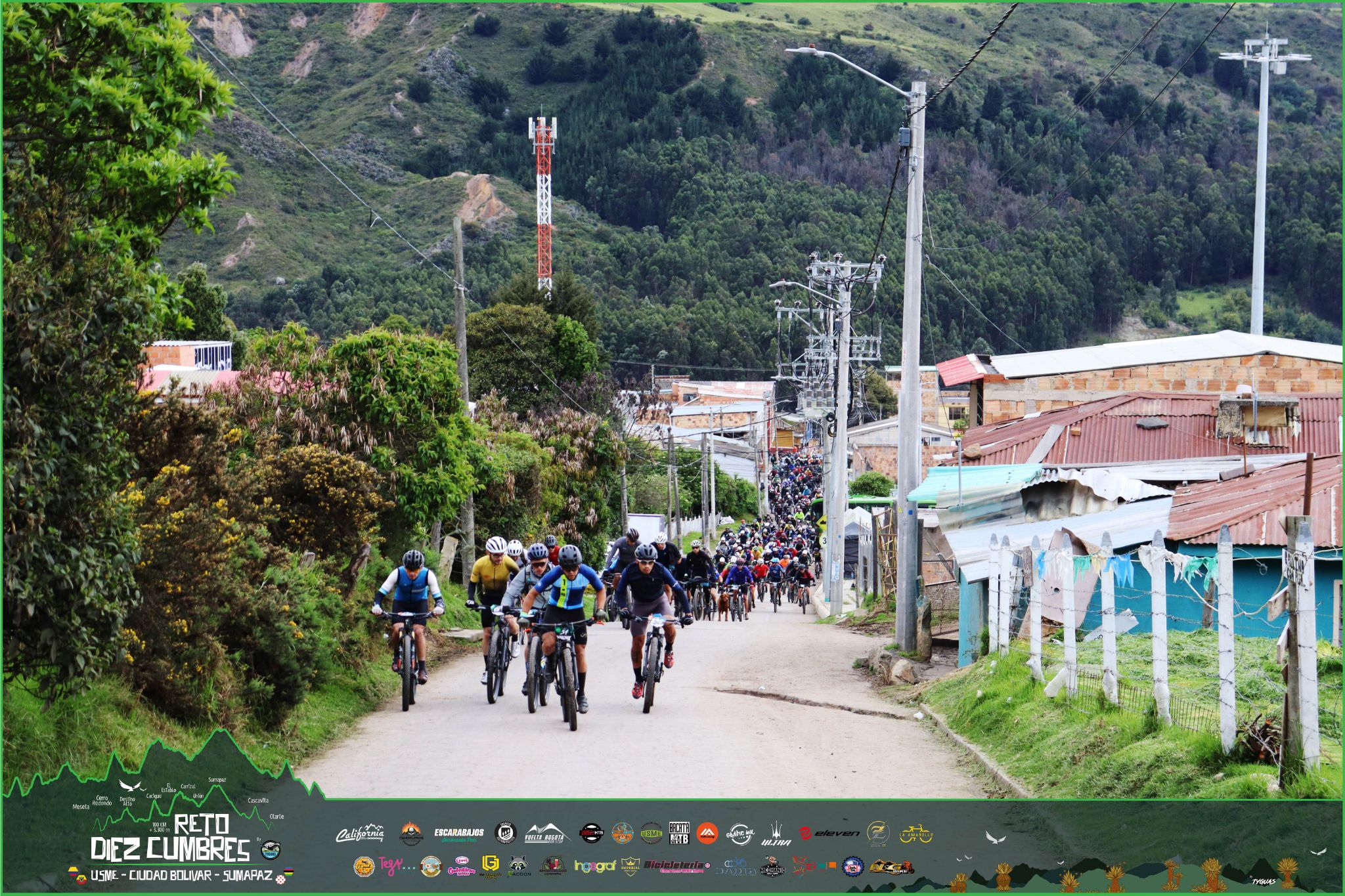 🌧️ Reto 10 Cumbres 2025: Una prueba épica de MTB en Usme